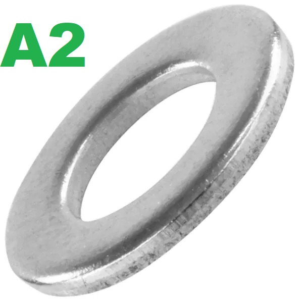 DIN 125 A2 plochá podložka nerezová